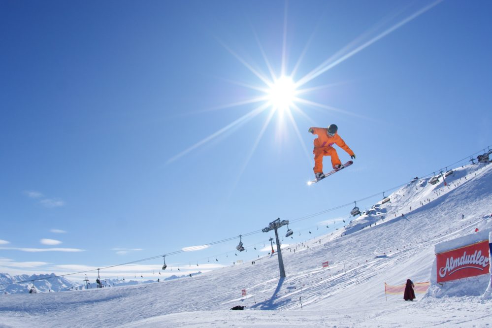 The best snowboard areas in the Alps - Ski areas for snowboarders